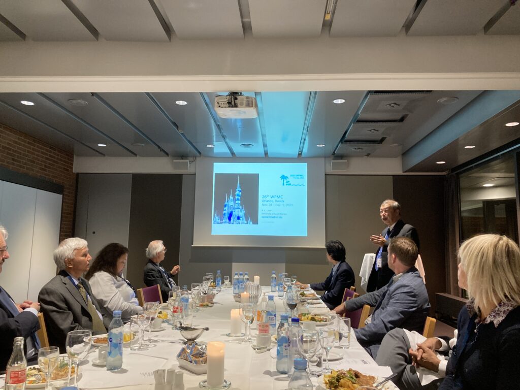 Steering Board Meeting@WPMC2022, Herning, Denmark, 2022.10.31 – WPMC-Home